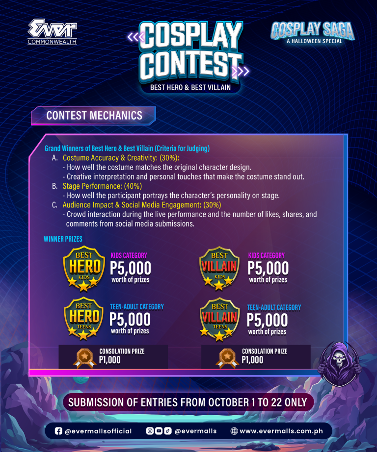 EVER COSPLAY SAGA: COSTUME CONTEST (October 2024)