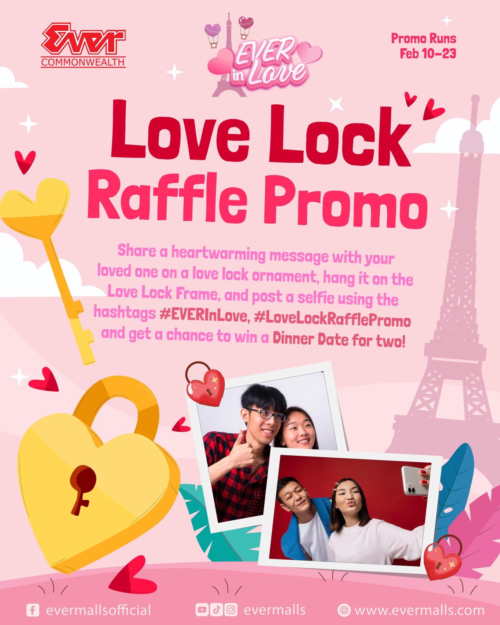 Love Lock Raffle Promo - Ever Commonwealth