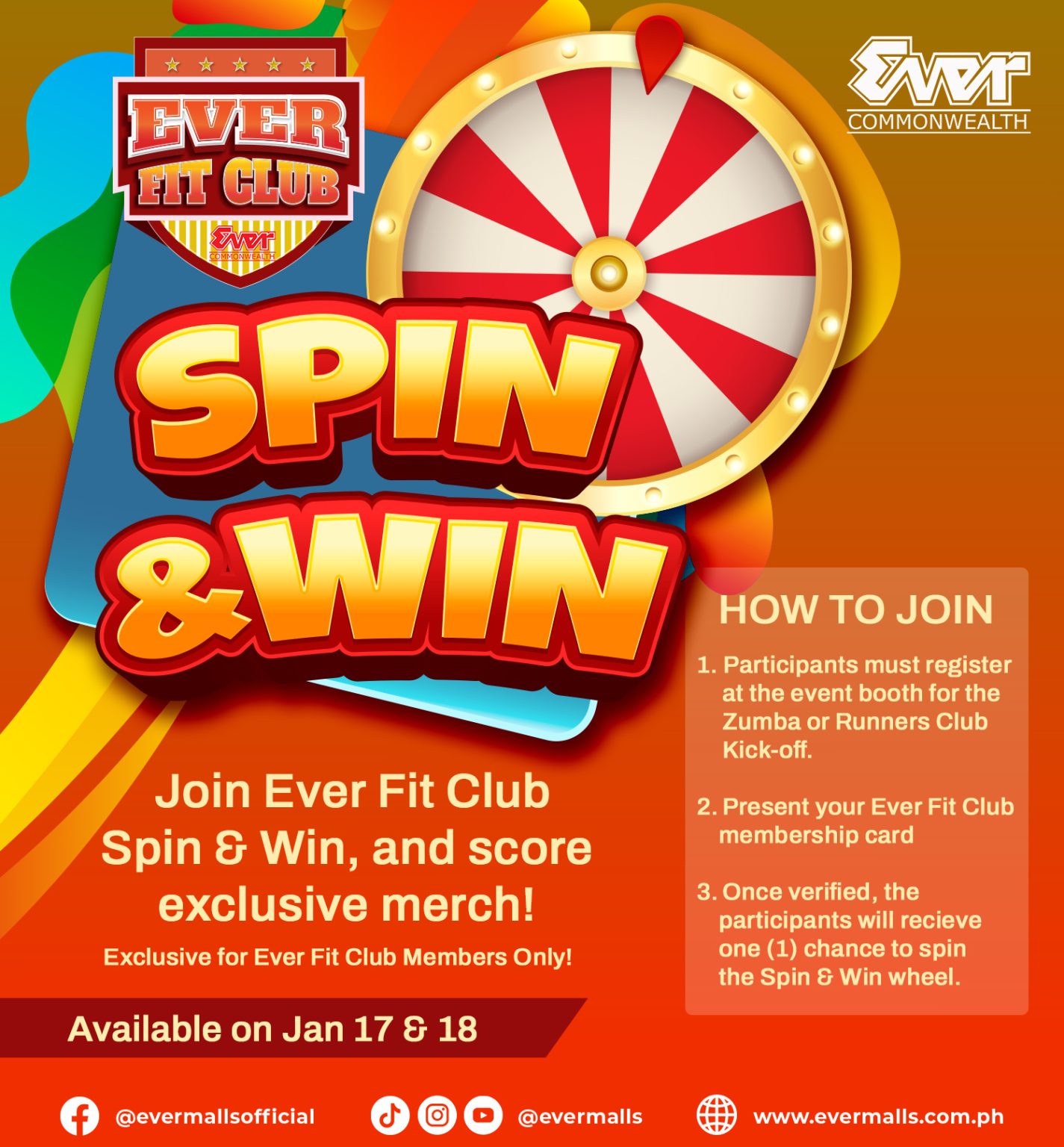 Ever Fit Club’s Spin & Win Promo | New Year, New Me